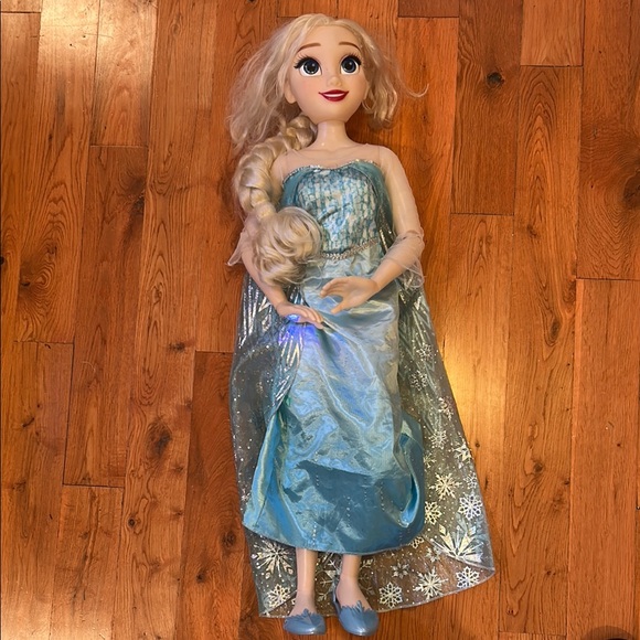Disney | Toys | Disney Princess Doll In Glittery Blue Gown | Poshmark